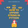 Different Ways to Append Strings in Python - TechBeamers