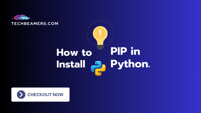 How Do I Install PIP in Python? - TechBeamers