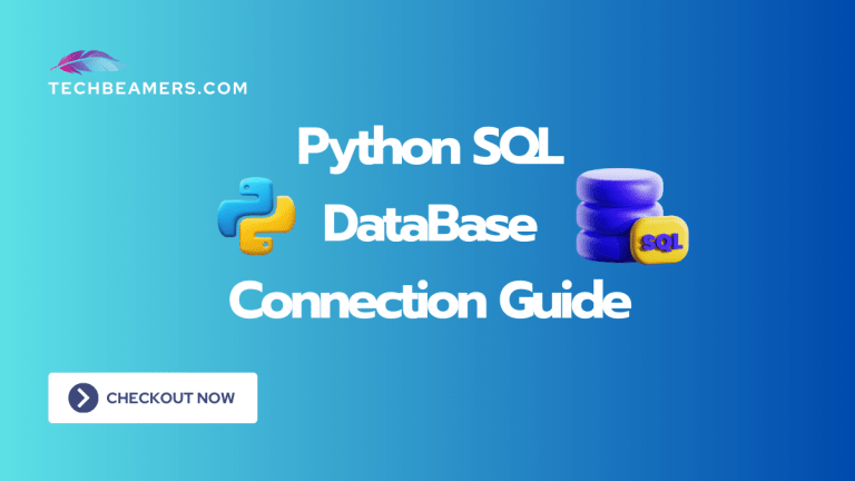 Python SQL for Beginners - TechBeamers
